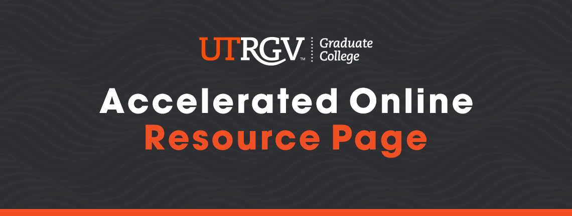 Accelerated Online | UTRGV
