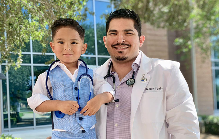 The Newsroom - DR. DAD: How a UTRGV School of Medicine student and ...