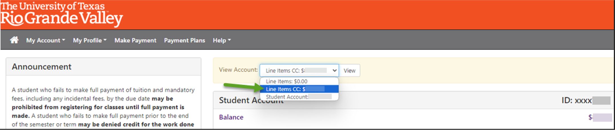 Institutional Payment Plans | UTRGV